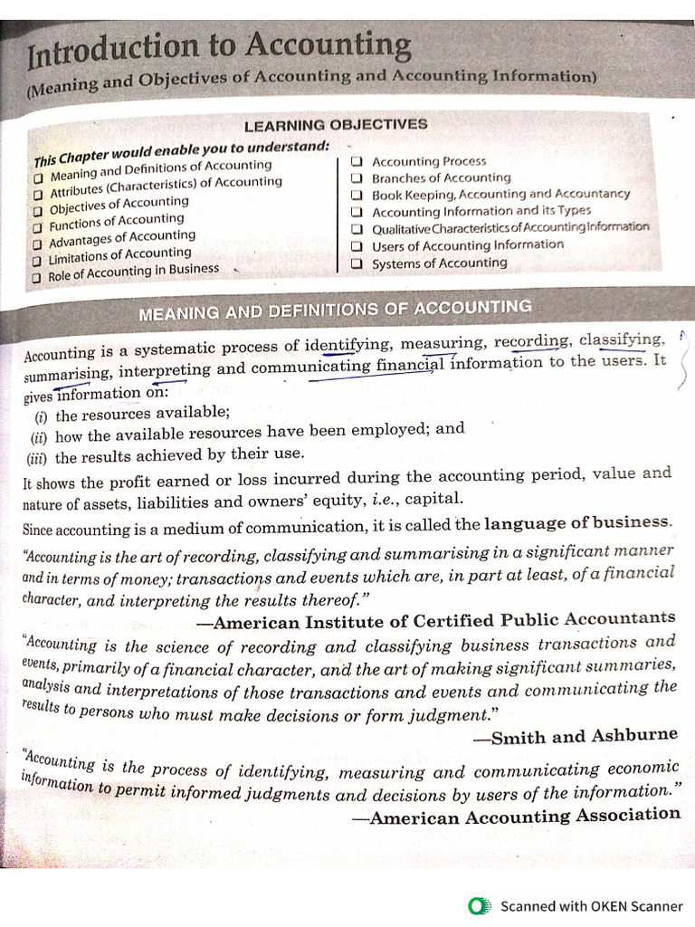 Basics of Accounting | PDF