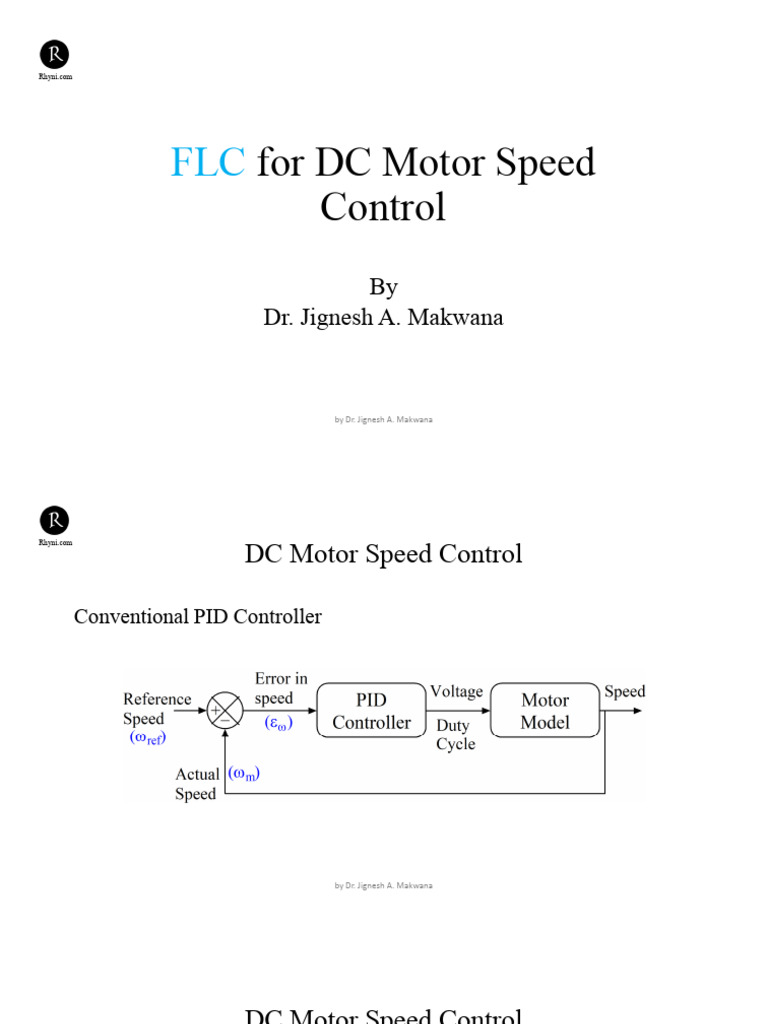 11 FLC For DC Motor | PDF | Fuzzy Logic | Electrical Engineering
