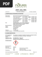 Earth Choice Dishwashing Liquid SDS | PDF | Occupational Safety And ...