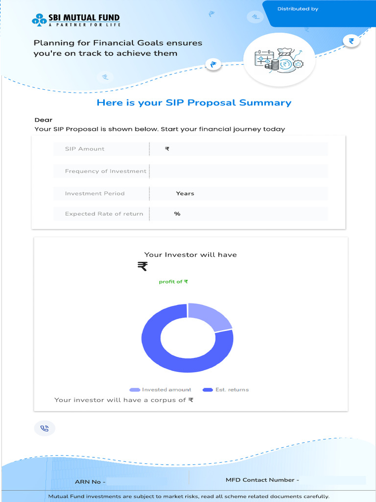 SIP-Proposal-summary-1 | PDF | Financial Economics | Investment Management