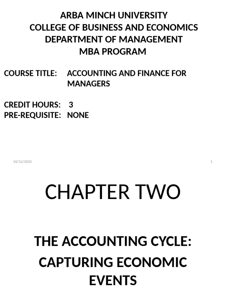 CHAPTER 2 - Presentation 2 Note | PDF
