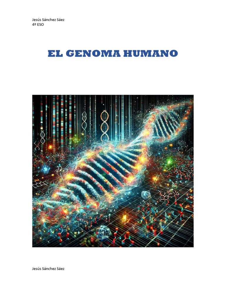 Proyecto Genoma Humano | PDF | Genoma | Genoma humano