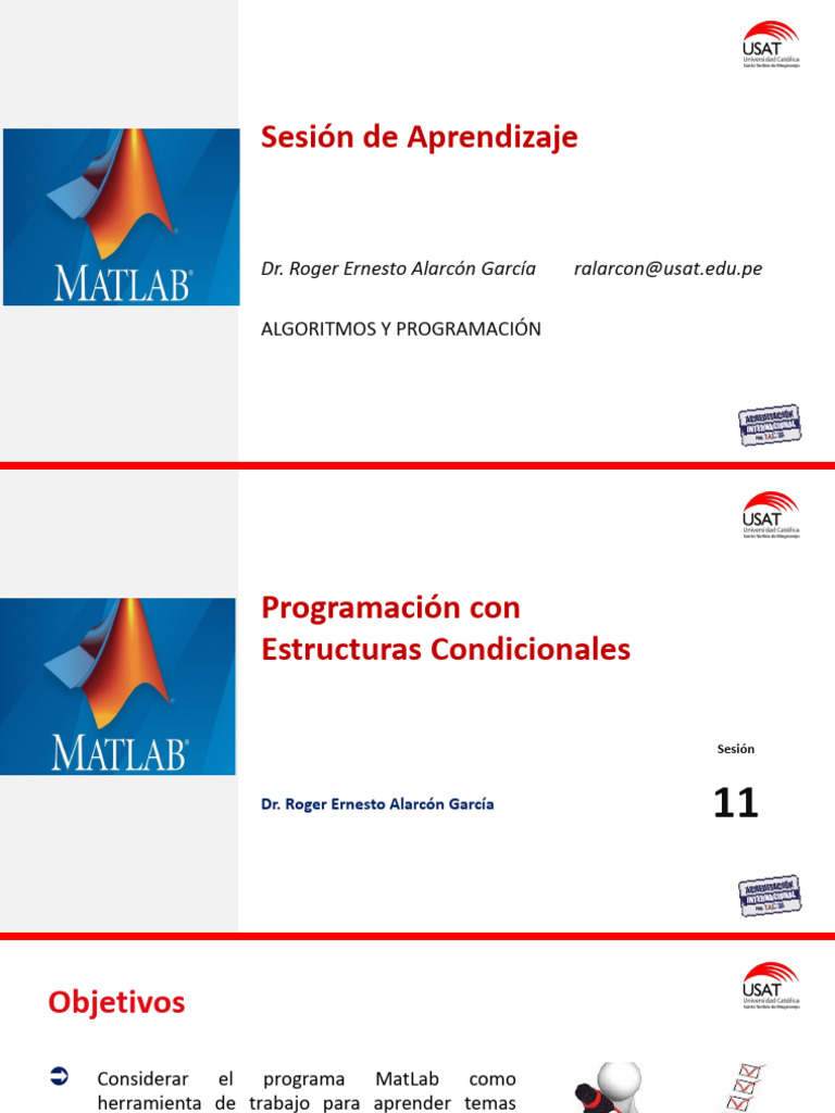 Sesion 11 - 2024 Parte 2 | PDF | Matlab | Algoritmos