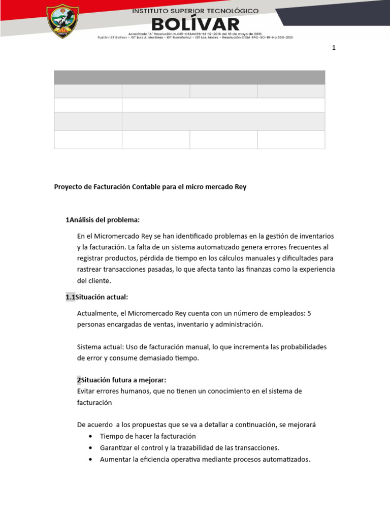 Proyecto ISA | PDF