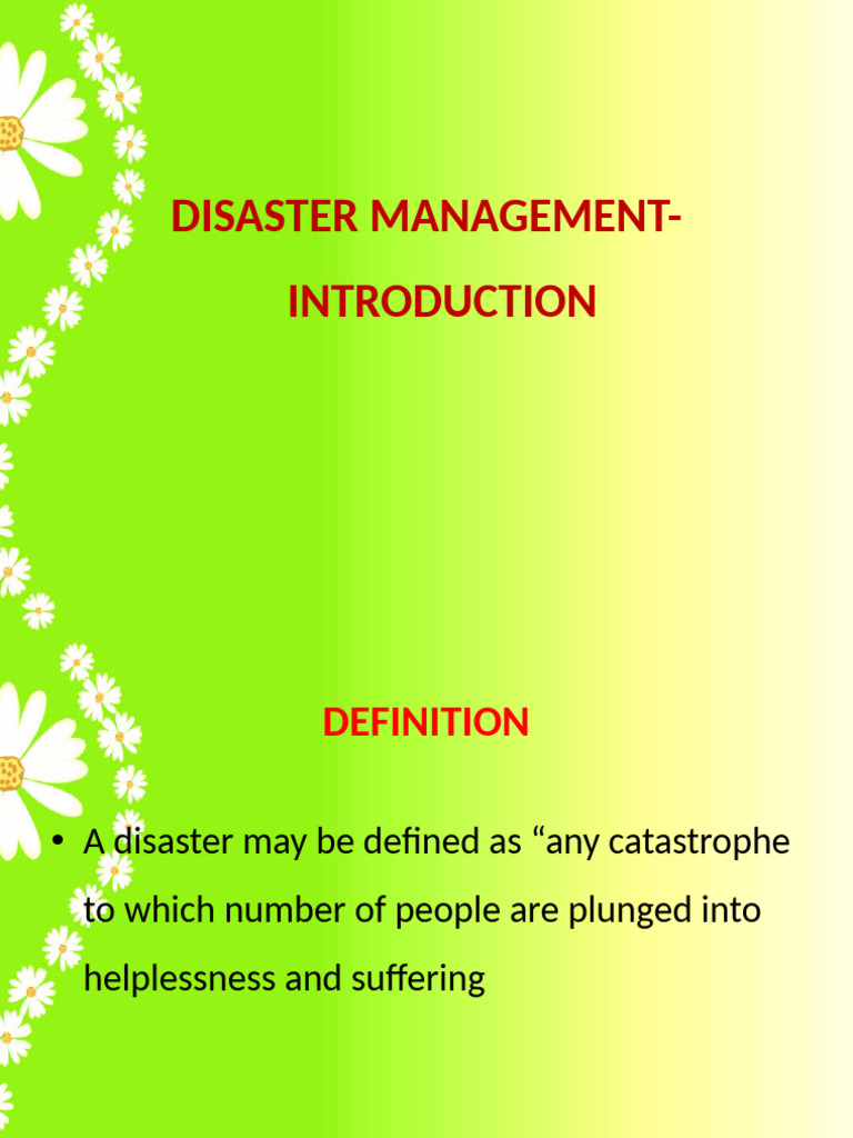 Understanding Disaster Management Principles | PDF | Hazards | Earthquakes