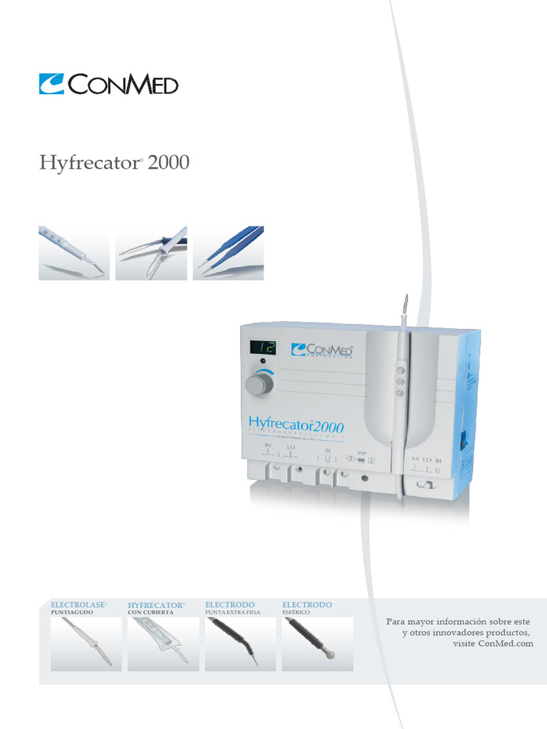 Hyfrecator 2000 Brochure - Spanish-PROOF. V2 | PDF