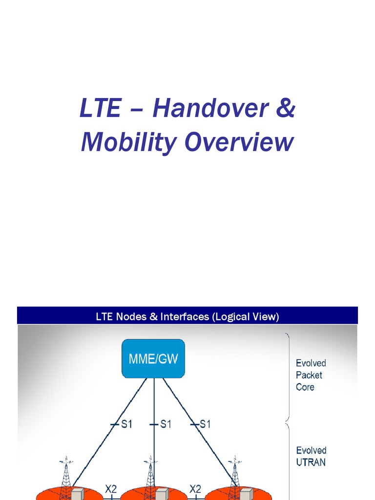 LTE – Handover & Mobility Overview