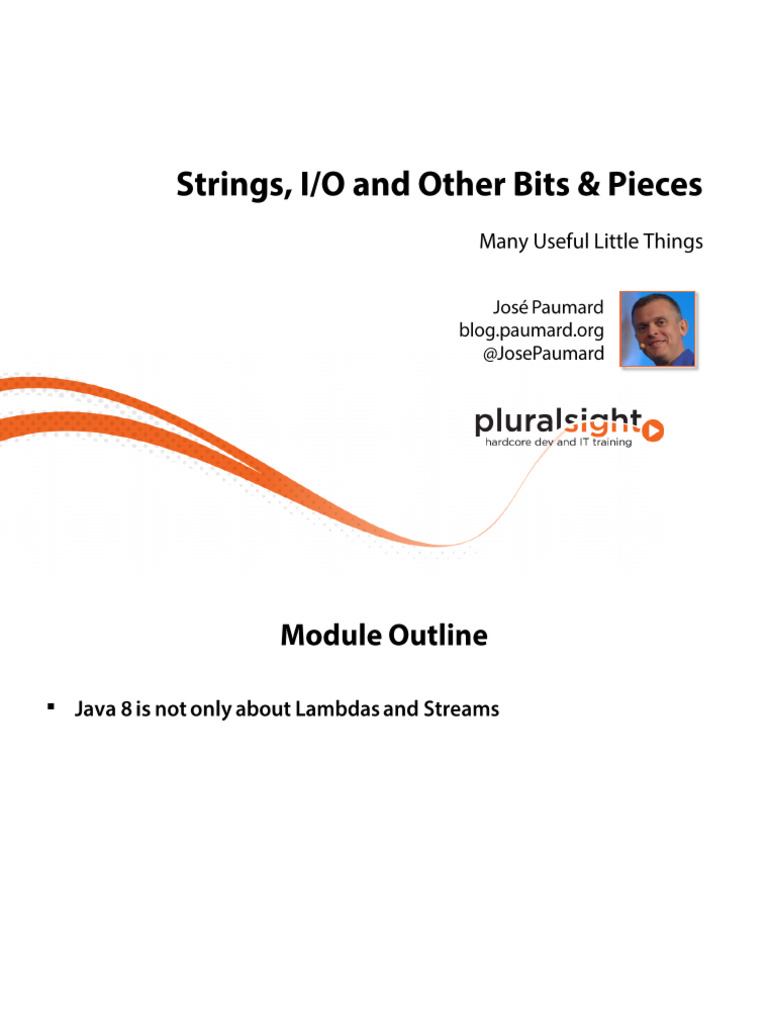 Strings Io and Other Bits and Pieces Slides | PDF | String (Computer Science) | Software Development