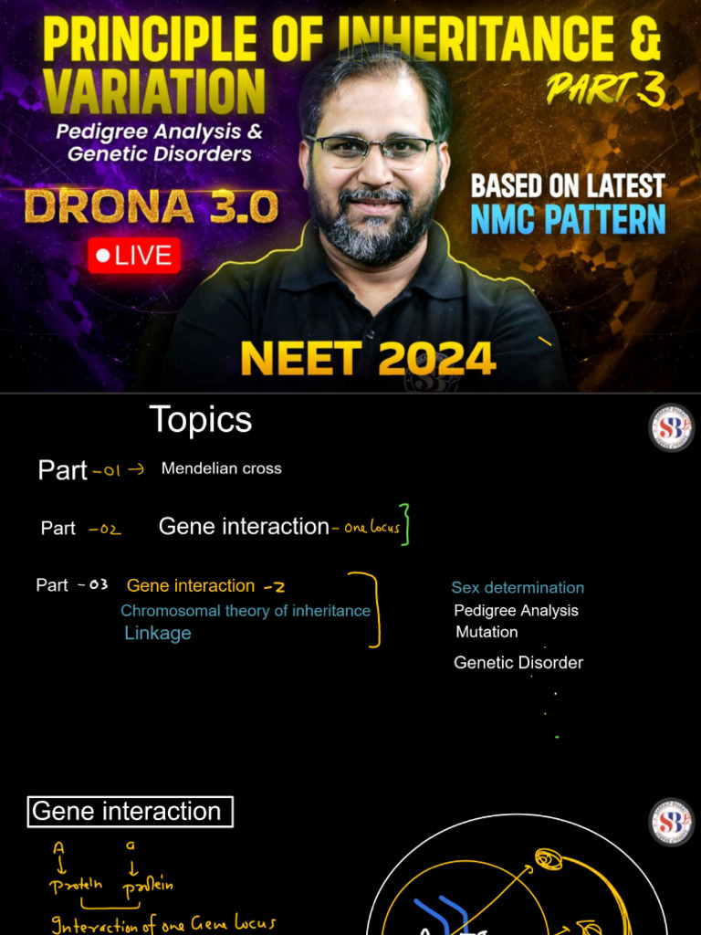 Principle of Inheritance - 3 | PDF