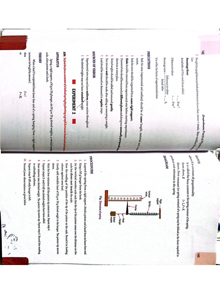 Physics Practical Book | PDF