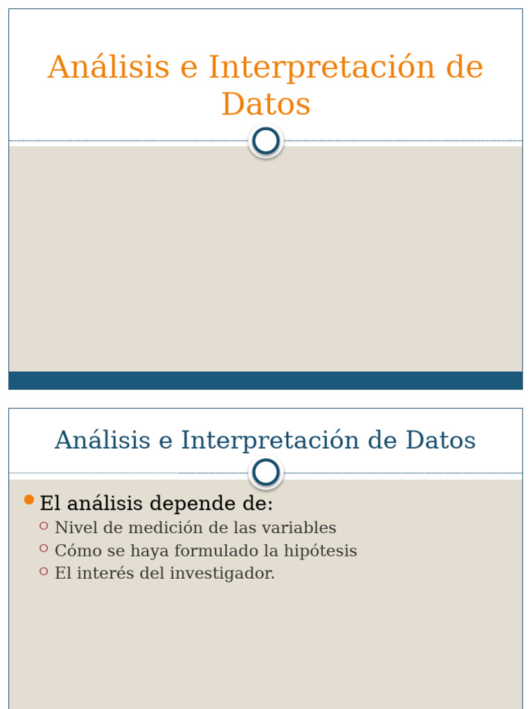 Interpretación de Datos Estadísticos | PDF | Nivel de medida | Estadísticas