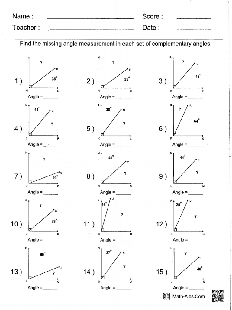 CW-HW Parallel-Lines and Transversals | PDF
