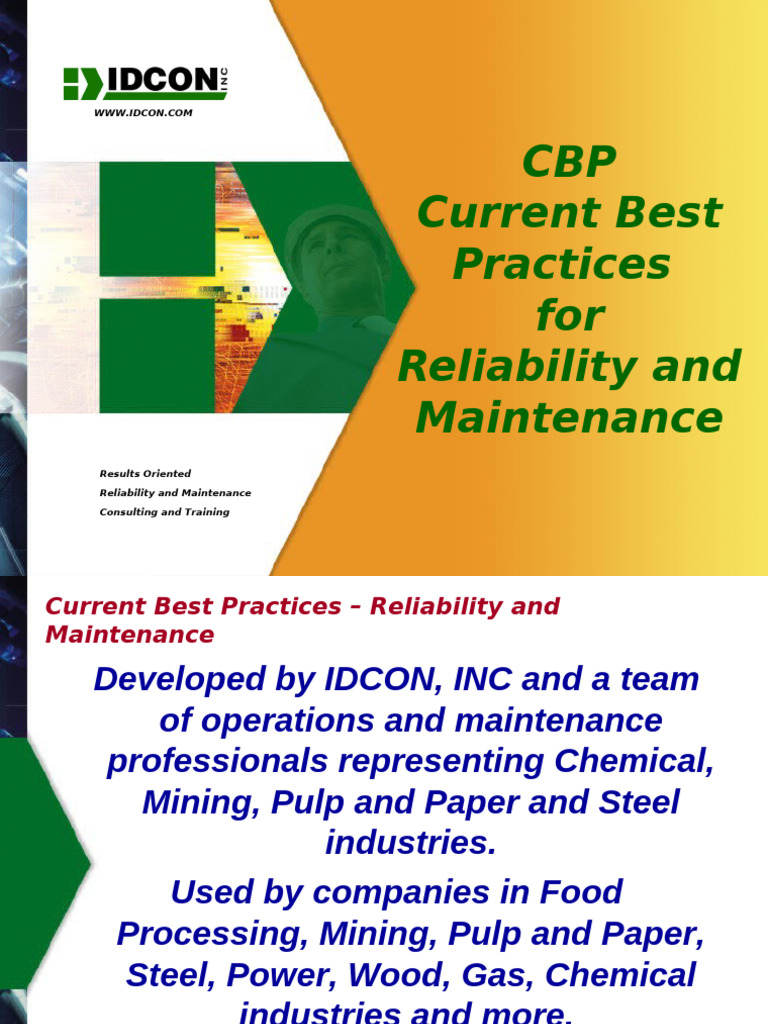 Current Best Practices | PDF | Reliability Engineering