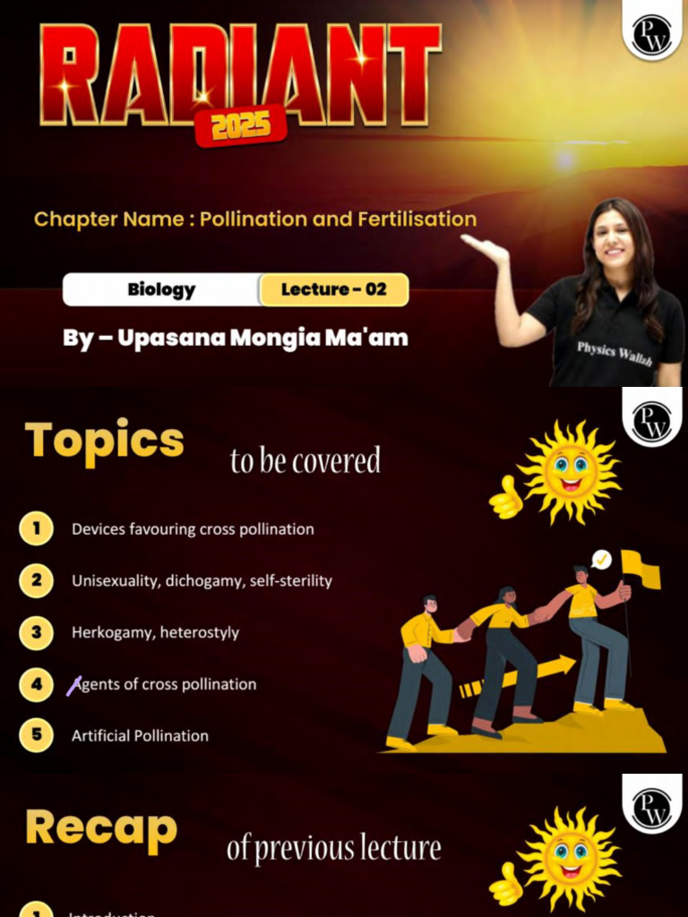 Pollination & Fertilization | PDF