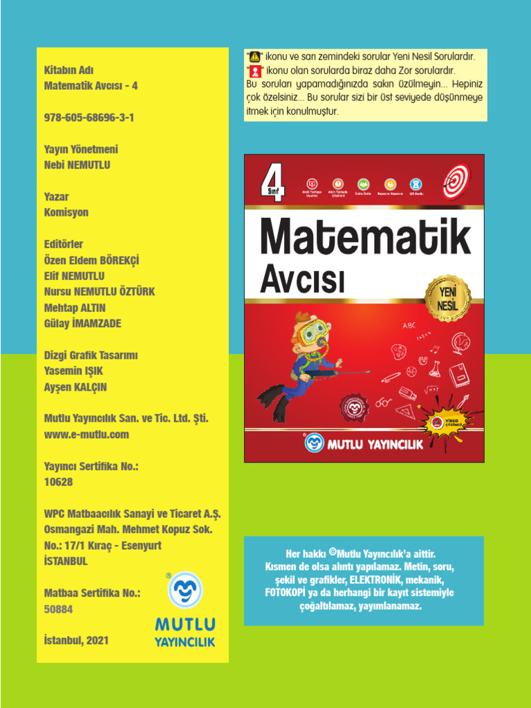 4.sınıf Matematik AVCISI - Ornek | PDF