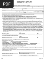 Dual Enrollment Form | PDF
