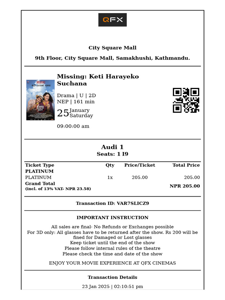 MovieTicket XAgFNuaH | PDF