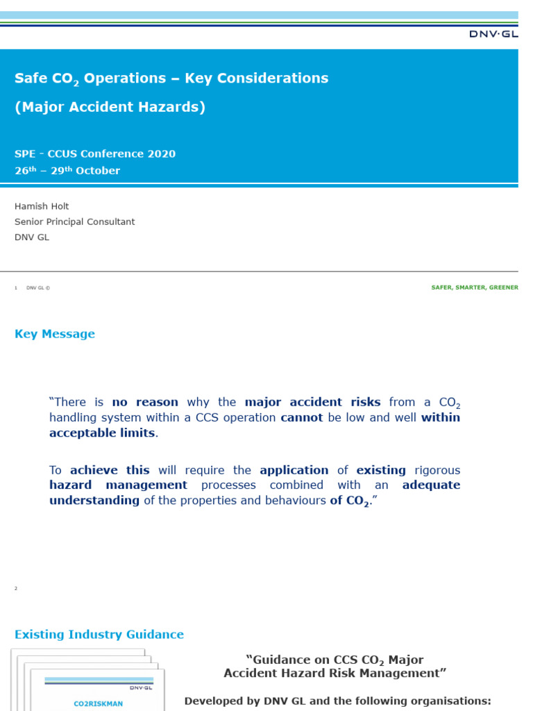 Thurs_DNV-GL-Safe-CO2-Operations-FINAL-r2-Presentation-20-10-20 | PDF ...