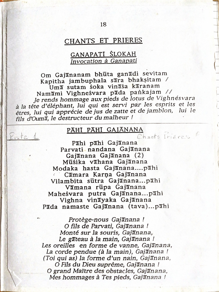 Chants Et Prieres | PDF