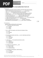 Life Vision A2-B1 - Unit 5 - Original - Speaking and Writing | PDF ...