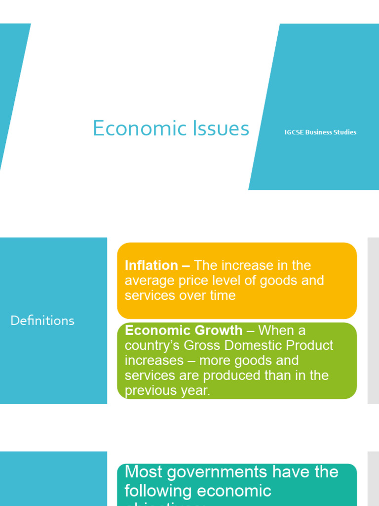 Economic Issues | PDF | Taxes | Recession