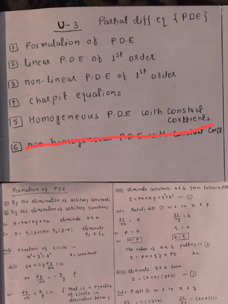 Unit - 3 Part - 1 (PDE) - 1 | PDF