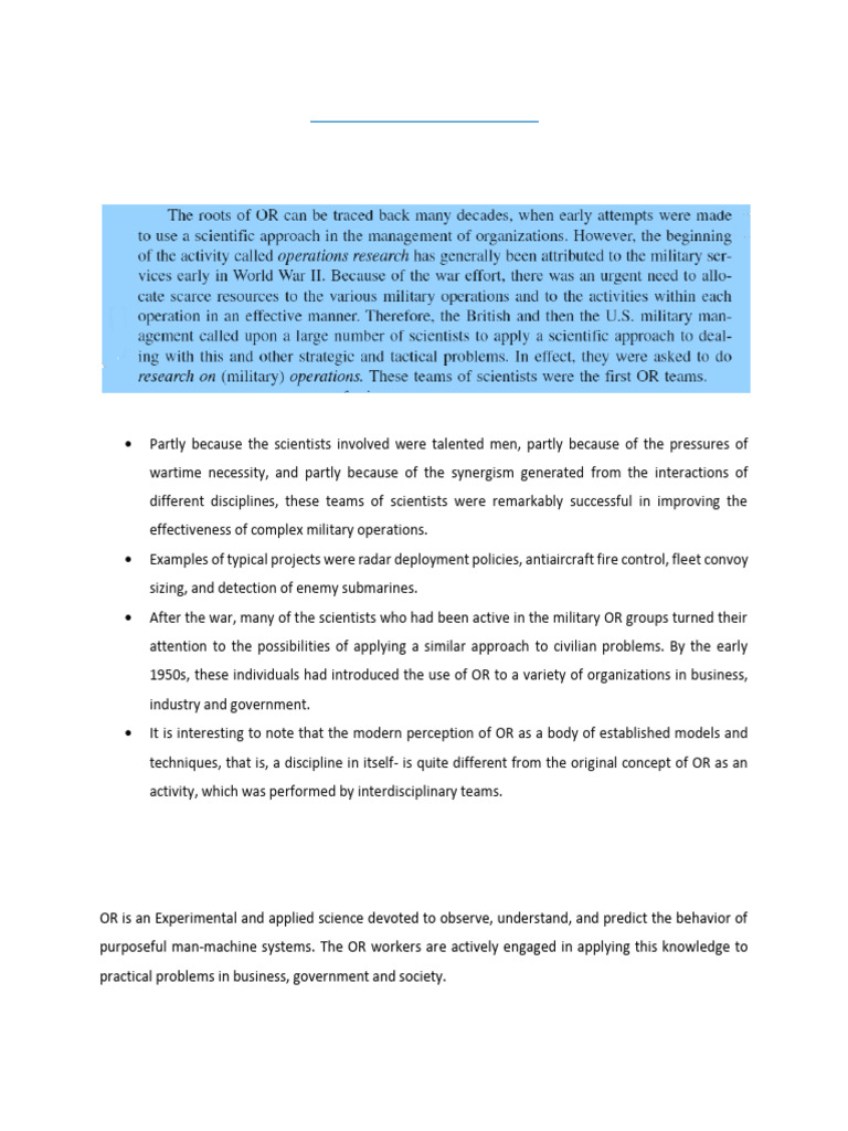Day-1 MAT-485 Introduction | PDF | Linear Programming | Mathematical ...