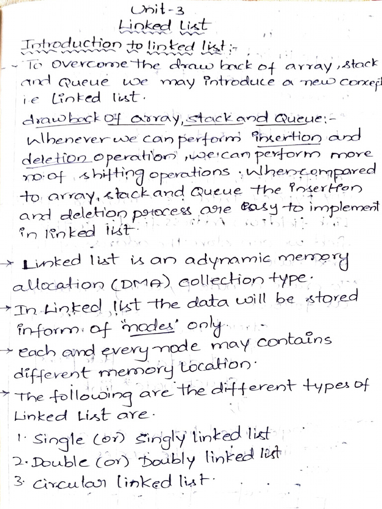 Introduction to Linked Lists and Types | PDF | Pointer (Computer ...