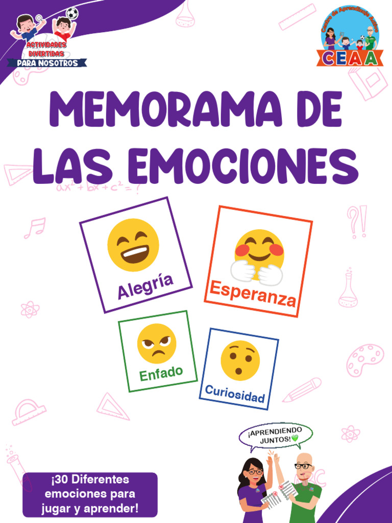 4539c6f0 Memorama de Las Emociones CEAA | PDF | Las emociones | Sicología