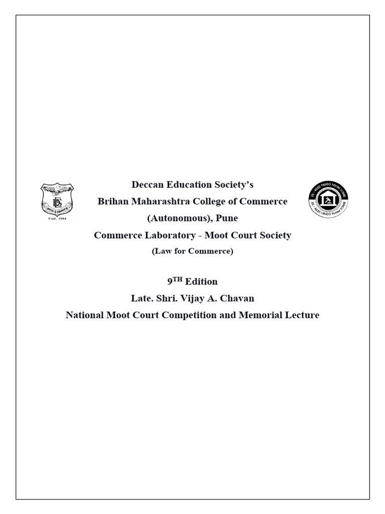 BMCC - Moot Problem - 2024 25 Final | PDF | Arbitration | Beef