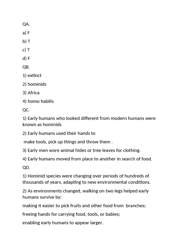 Chapter 1 Human Evolution | PDF