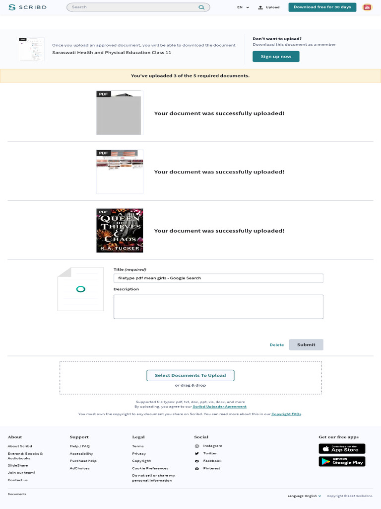Upload A Document Scribd | PDF | Scribd | Software