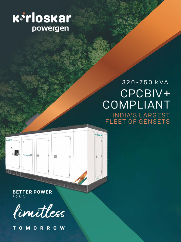 320-750 kVA CPCB IV+ | PDF | Power (Physics) | Electric Power