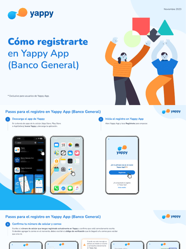 Cómo Registrarte en Yappy App (Banco General) | PDF | Contraseña ...