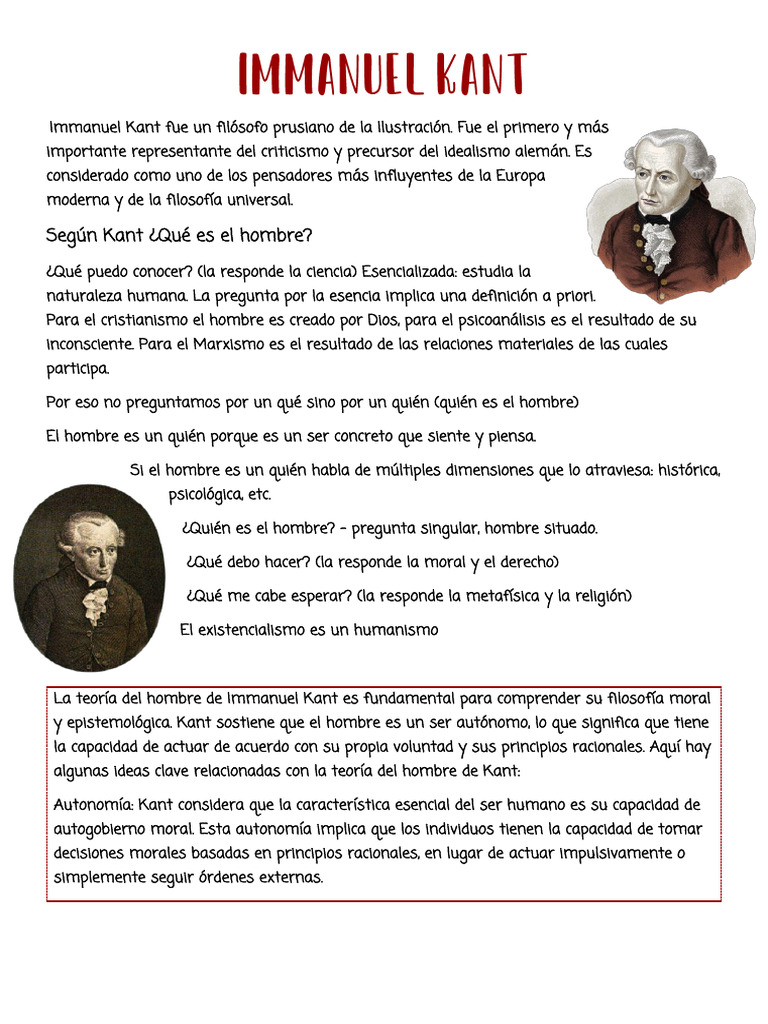 Immanuel Kant | PDF | Immanuel Kant | Razón