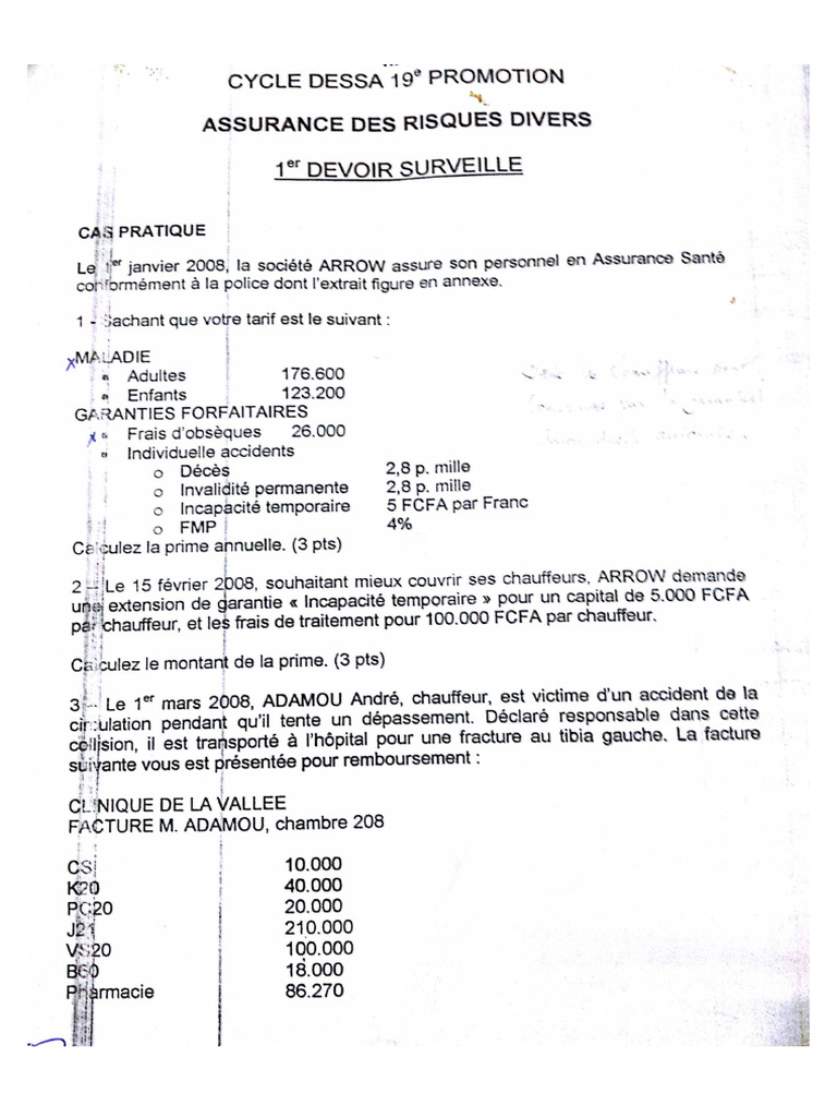 Assurance Risques Divers | PDF