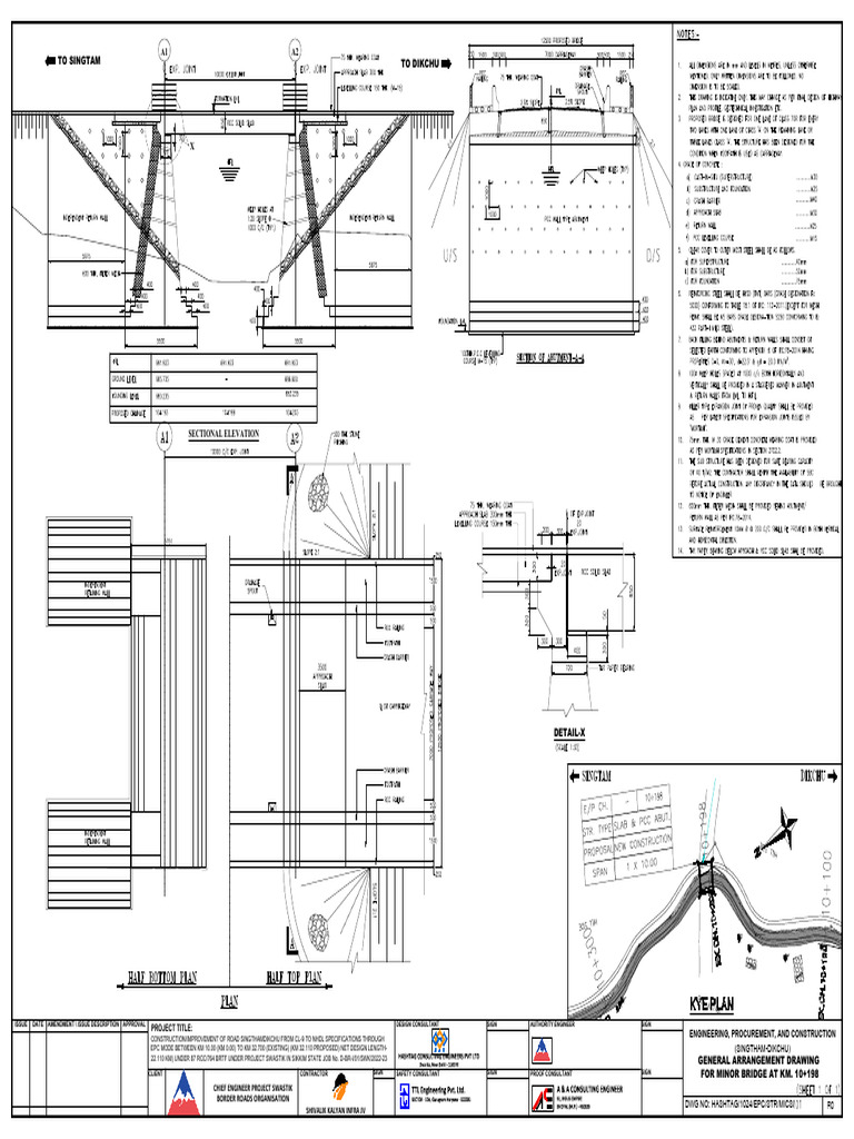 Minor Bridge Design at KM 10+800 | PDF | Mechanical Engineering ...