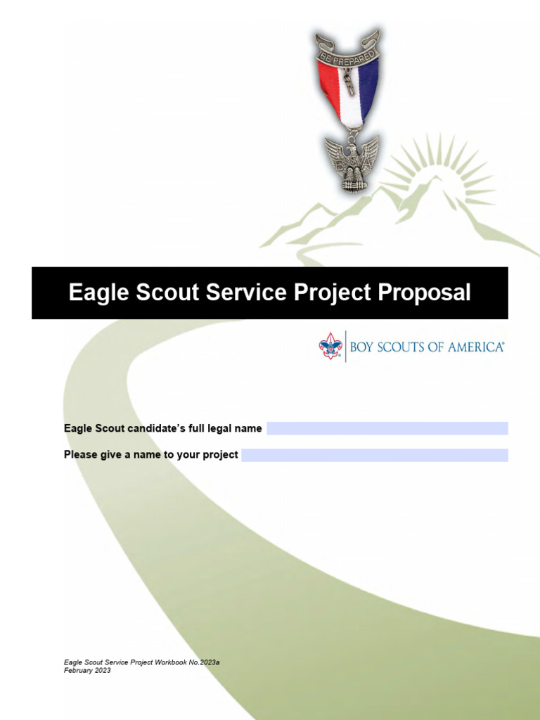 Boy Scouts of America Eagle Scout Service Project Workbook (FINAL SAVE) | PDF | Scouting | Youth ...