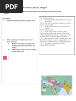 Gunpowder Empires (Mughal, Ottoman, & Safavid) - Map Activity | PDF