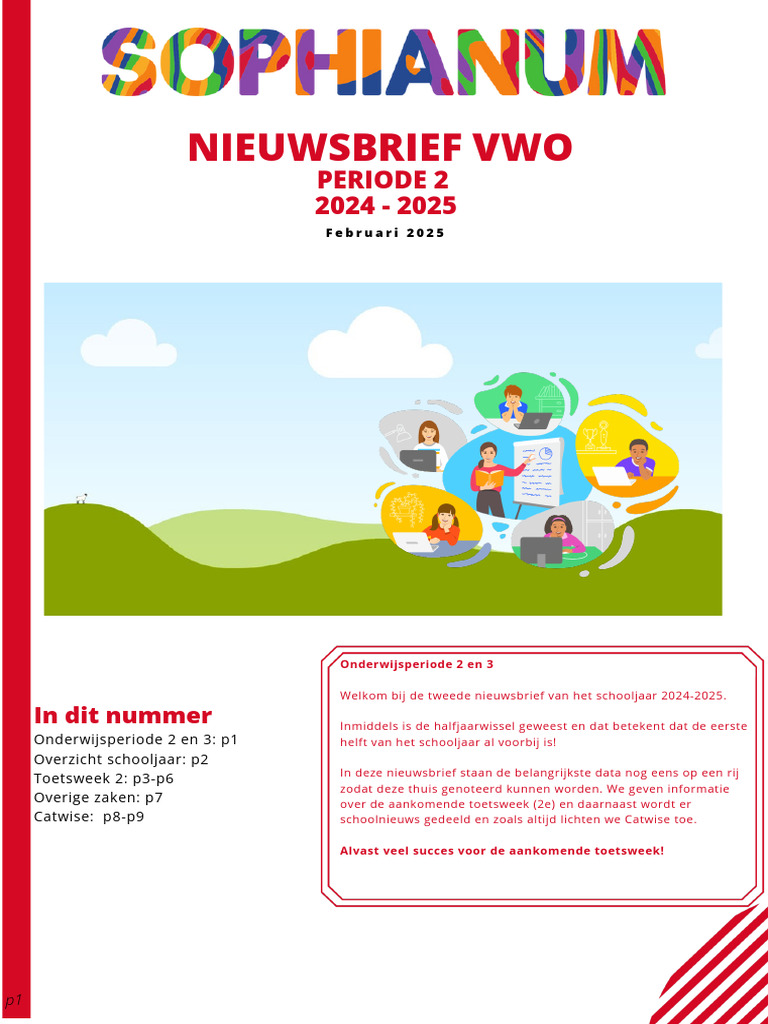 Nieuwsbrief 2 VWO Sophianum Feb 2025 | PDF