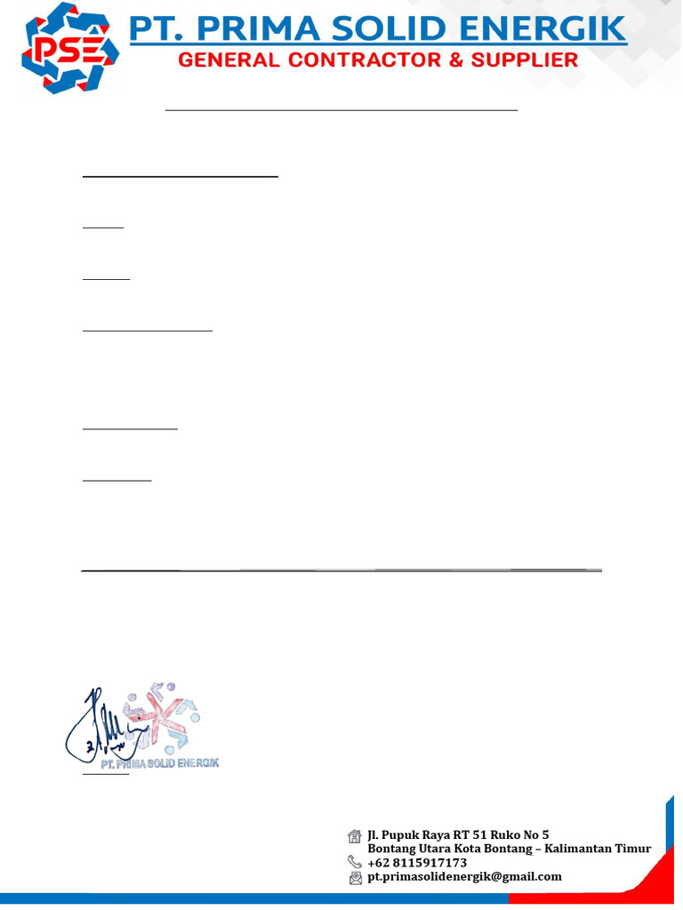 Surat Pengalaman Muhammad Rafli Raihan | PDF