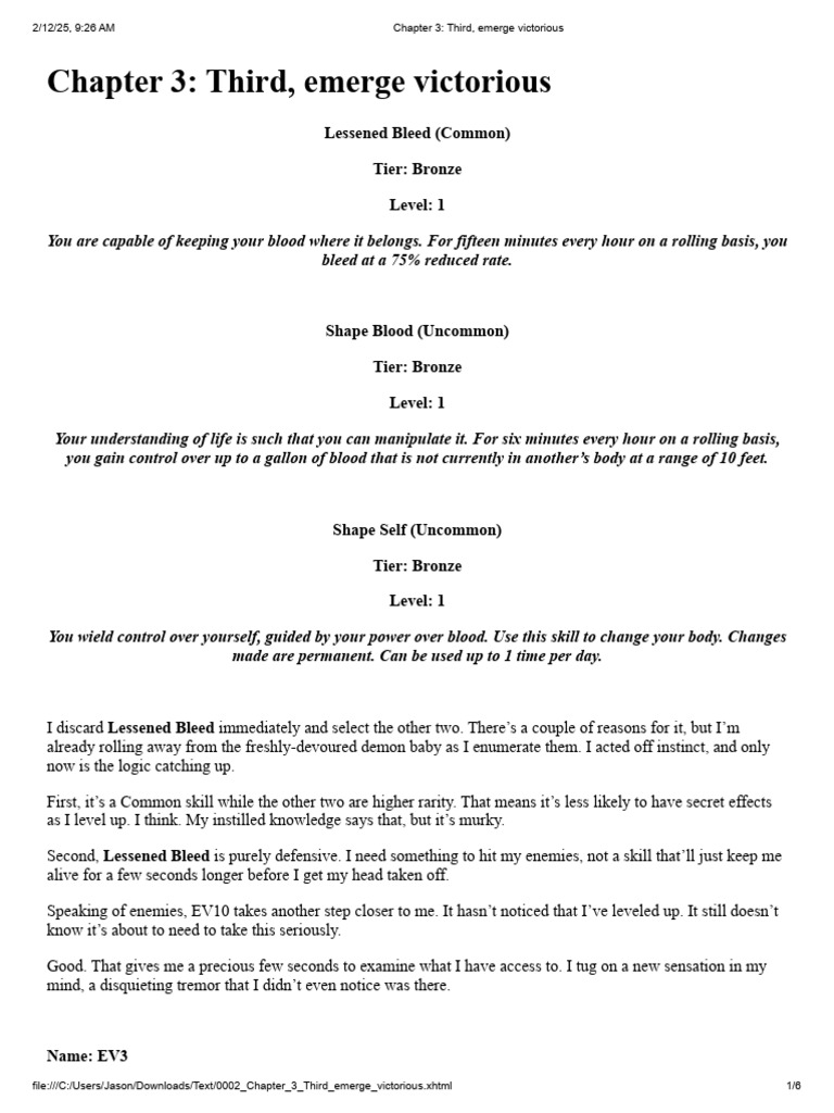 Chapter 3_ Third, emerge victorious | PDF