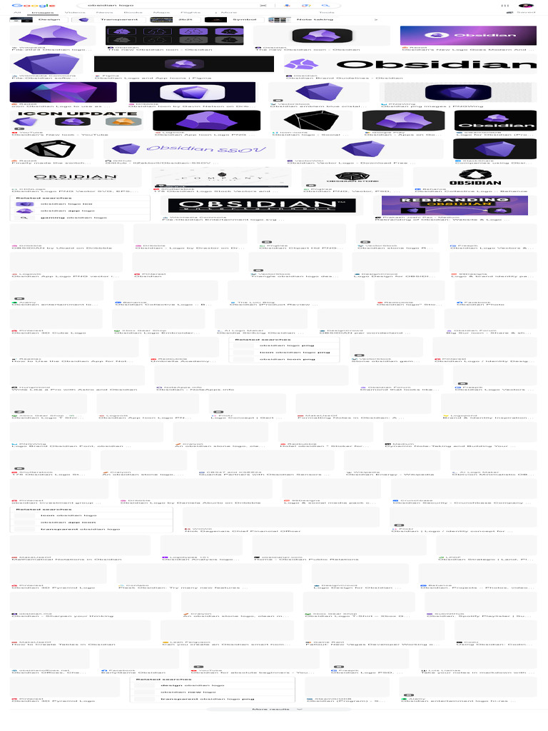 obsidian logo - Google Search | PDF