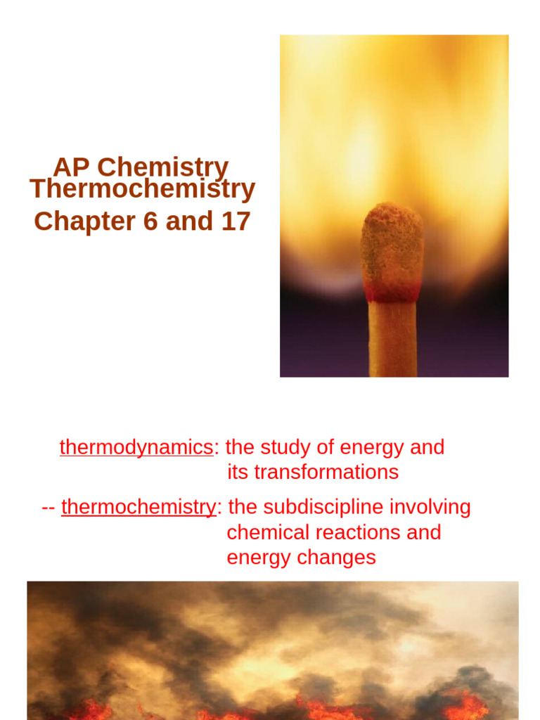 Chapter 6 Thermochemistry Powerpoint 1 4 | PDF | Calorie | Heat