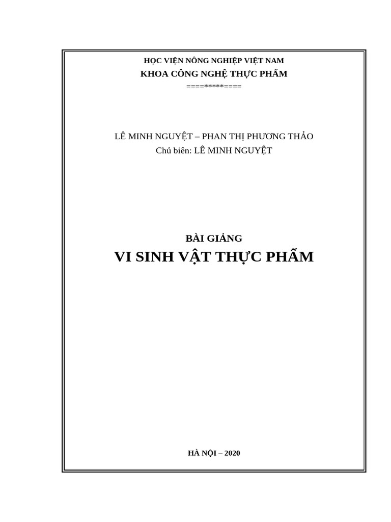 Bai Giang VSVTP Final | PDF