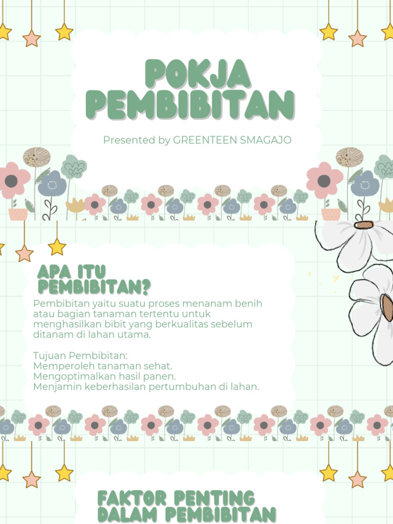 POKJA PEMBIBITAN | PDF