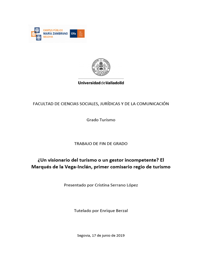 TFG-N 1138 | PDF | Turismo | España