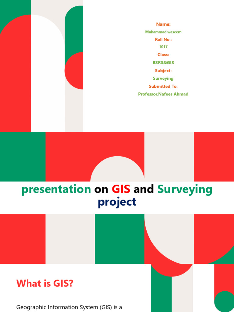 GIS and Surveying Integration Project | PDF