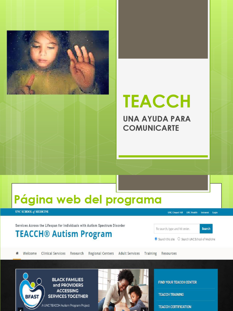 TEACCH | PDF | Enseñando | Autismo
