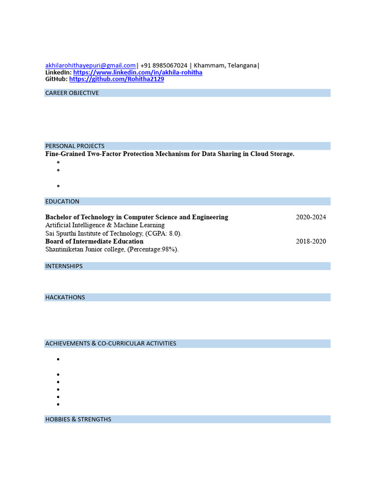 Company Resume Yar1 | PDF